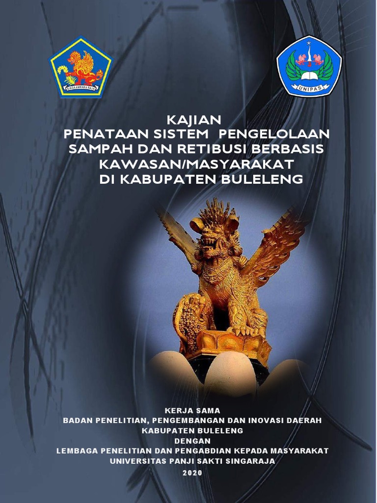 21 Kajian Sistem Pengelolaan Sampah Dan Retribusi Berbasis Kawasan Di Buleleng | PDF