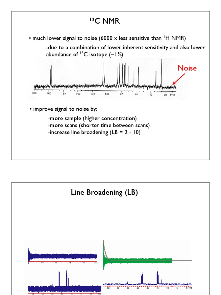 Course Notes NMR (Day 4) | PDF | Carbon 13 Nuclear Magnetic Resonance ...