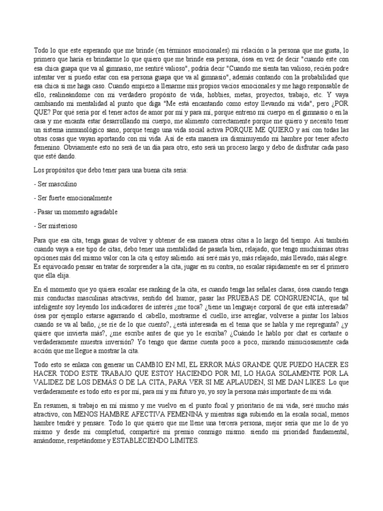 La Verdad Del Ser Un Hombre Atractivo Pdf Sicología