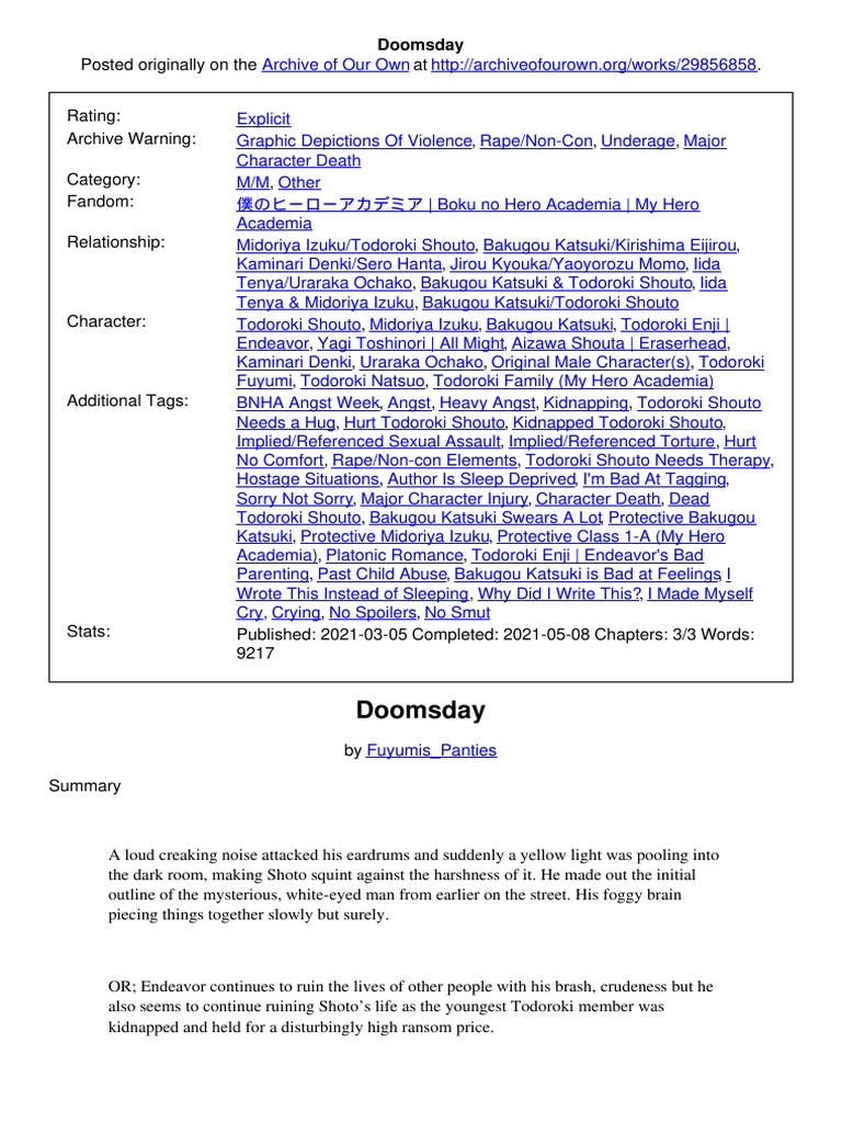 Doomsday | PDF