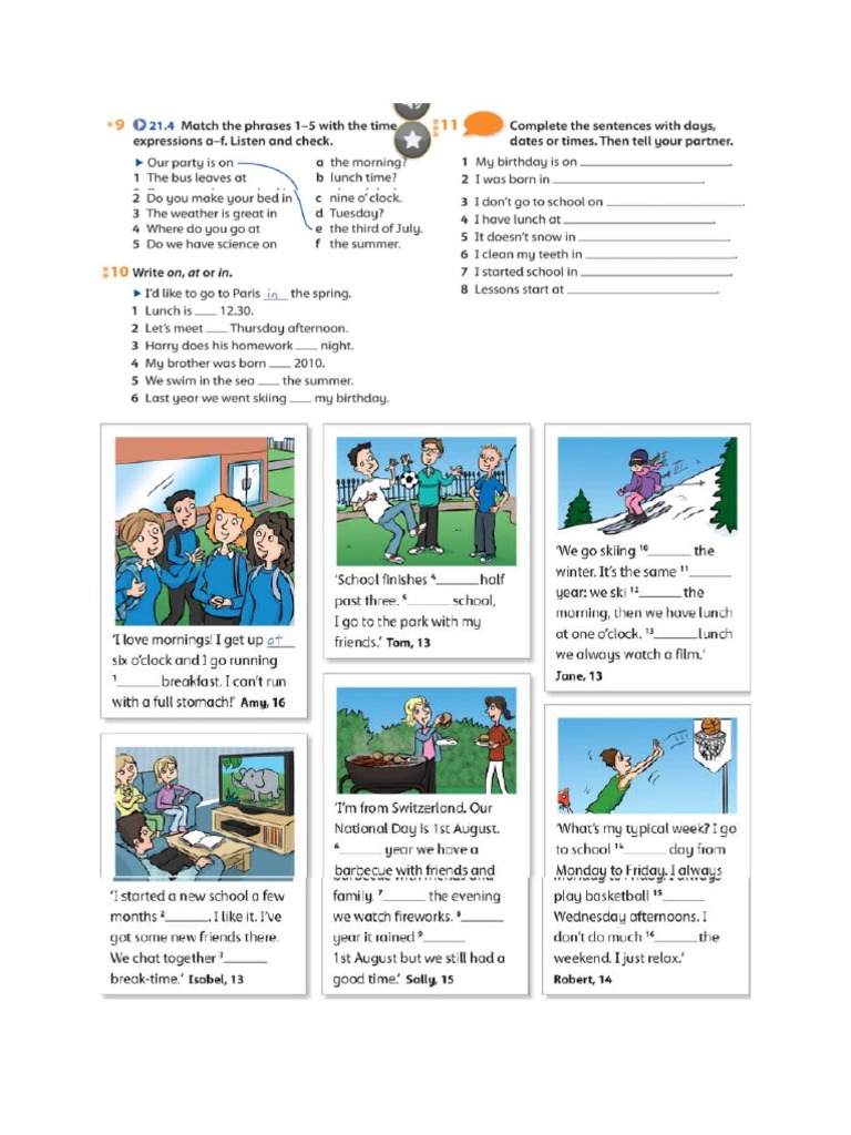 Materi Preposition of Time | PDF