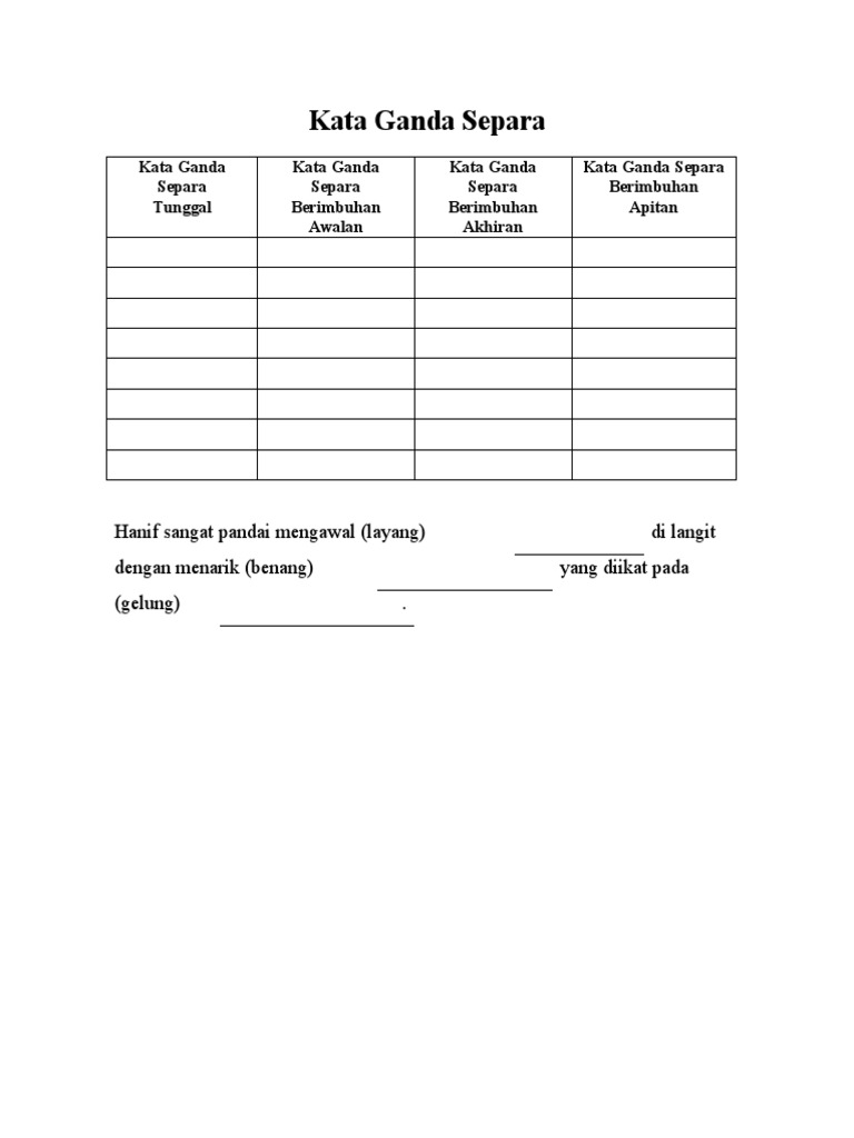 Kata Ganda Separa | PDF