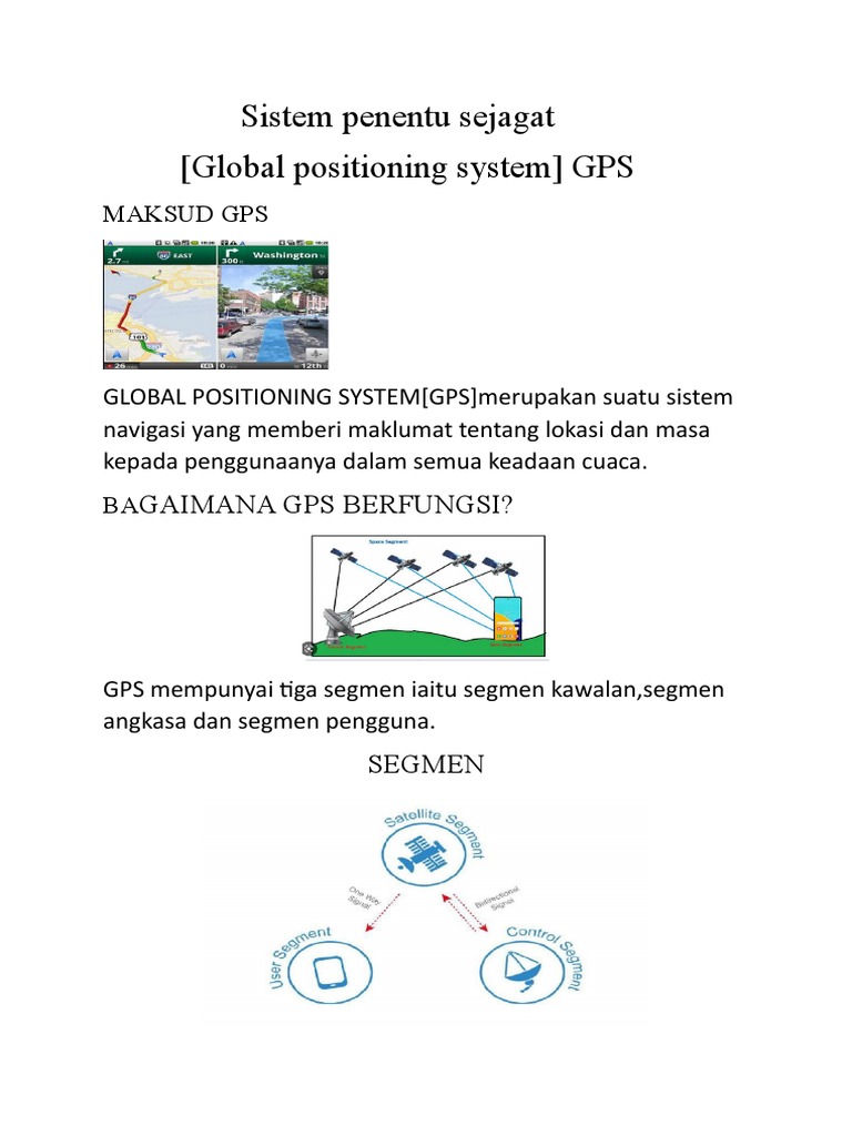 Cara Kerja dan Kegunaan GPS | PDF | Bisnis | Komputer