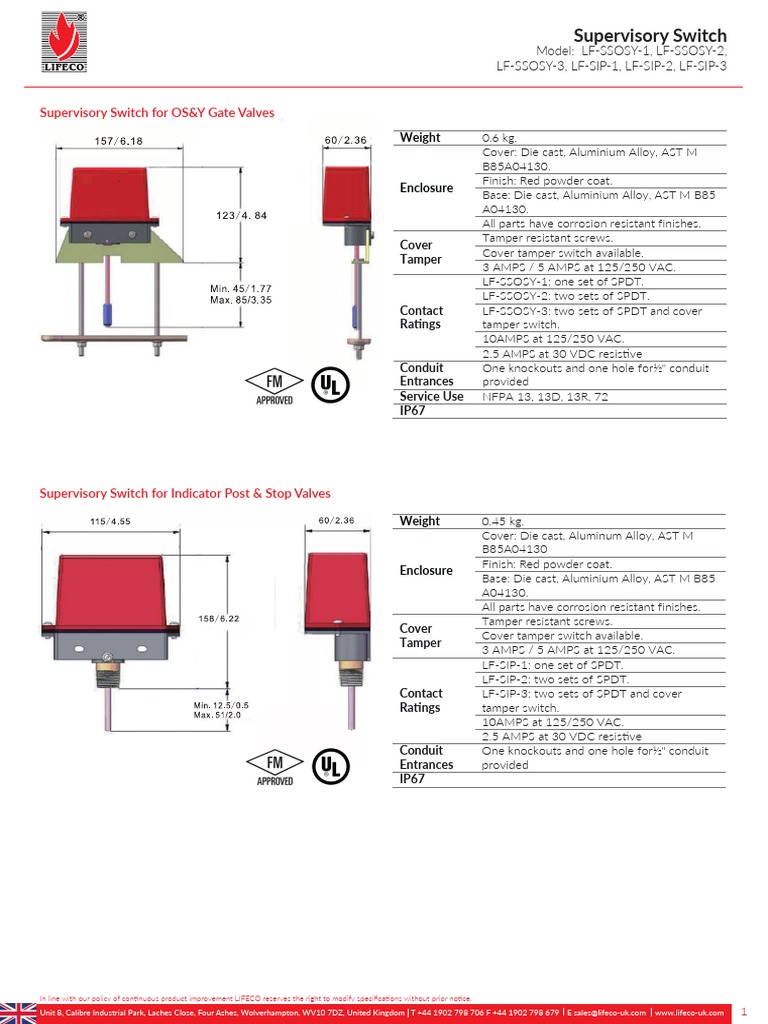 Supervisory Switch | PDF | Switch | Chemical Substances