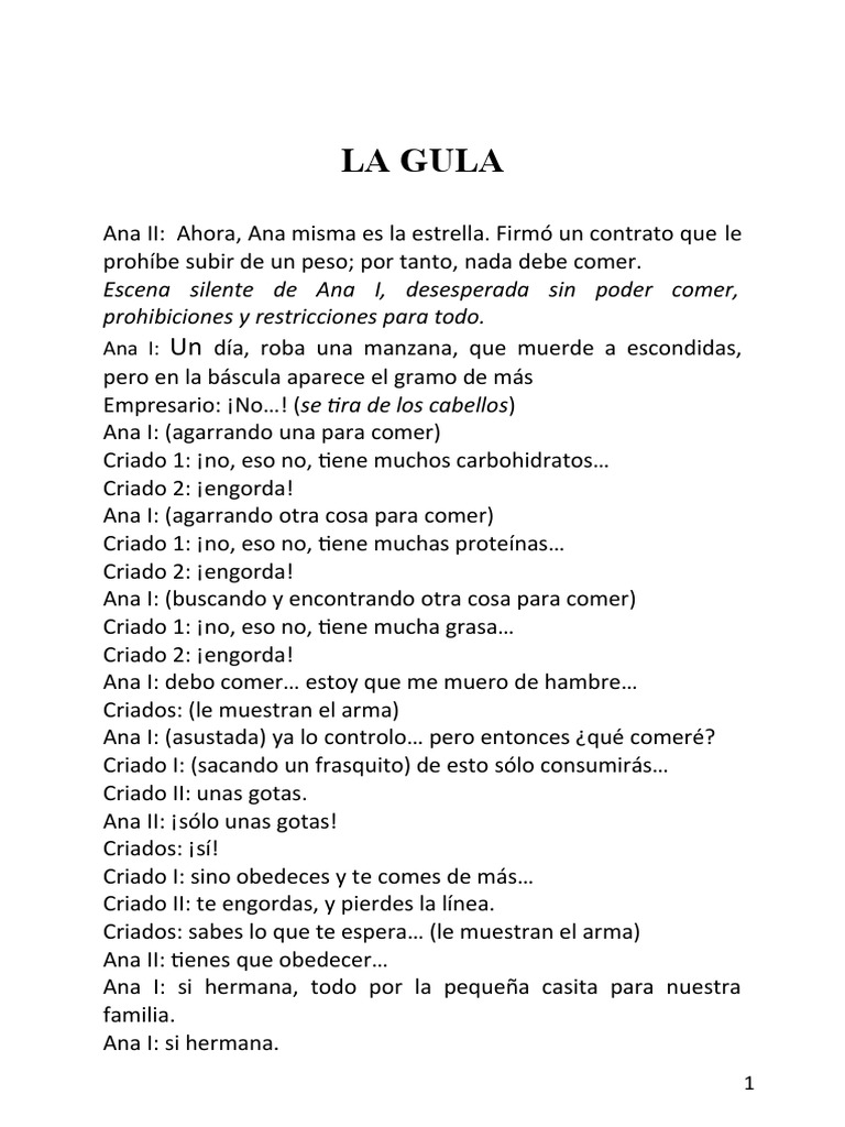 La Gula | PDF