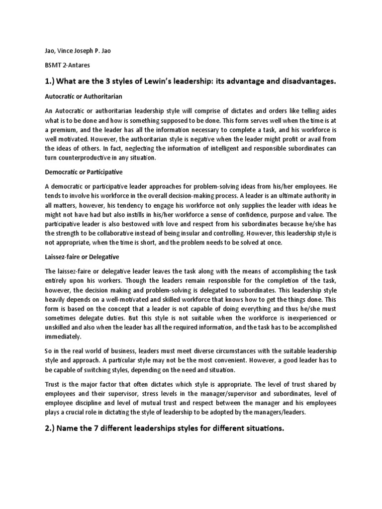 Leadership | Download Free PDF | Leadership | Behavioural Sciences