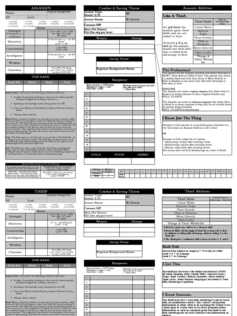 Dark Assassin 1 Page | PDF