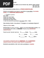 SLJ 5. B Samostalnik Utrjevanje | PDF