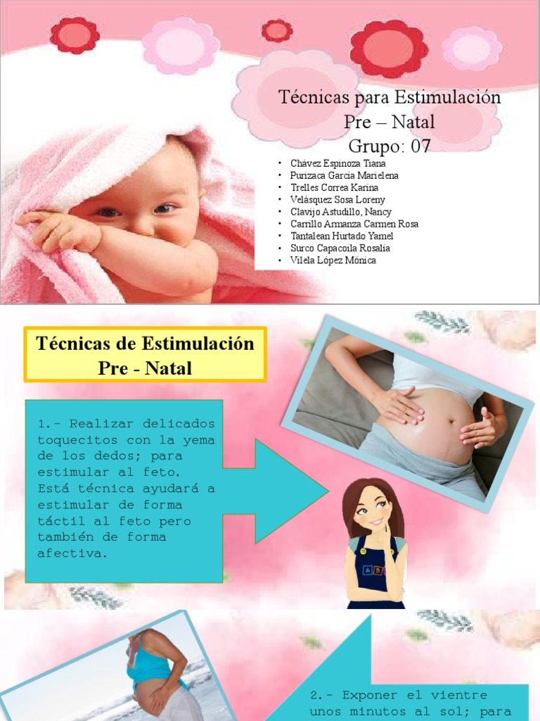 Semana 5 Técnicas - Pre - Natales - Grupo - 7 | PDF | Cognición | Ciencia cognitiva