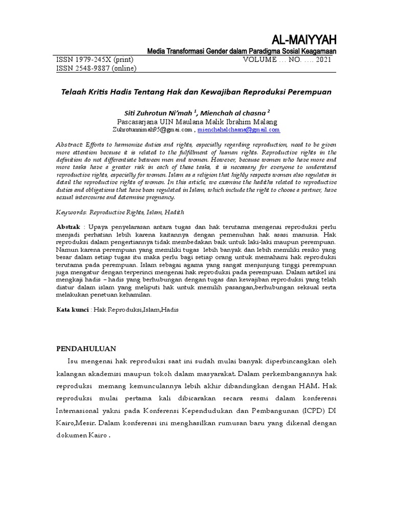 Hak Memilih Pasangan | PDF