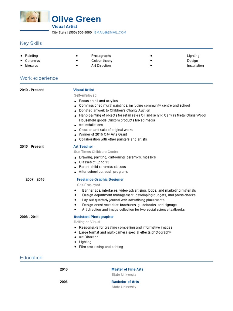 Team - Resumes - Visualcv - Resume | PDF | Paintings | Advertising