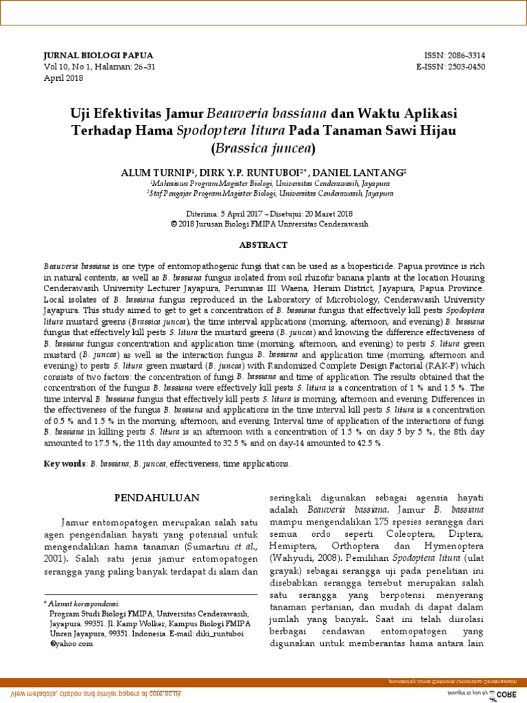 Jurnal HPT | PDF | Insects And Humans | Insects