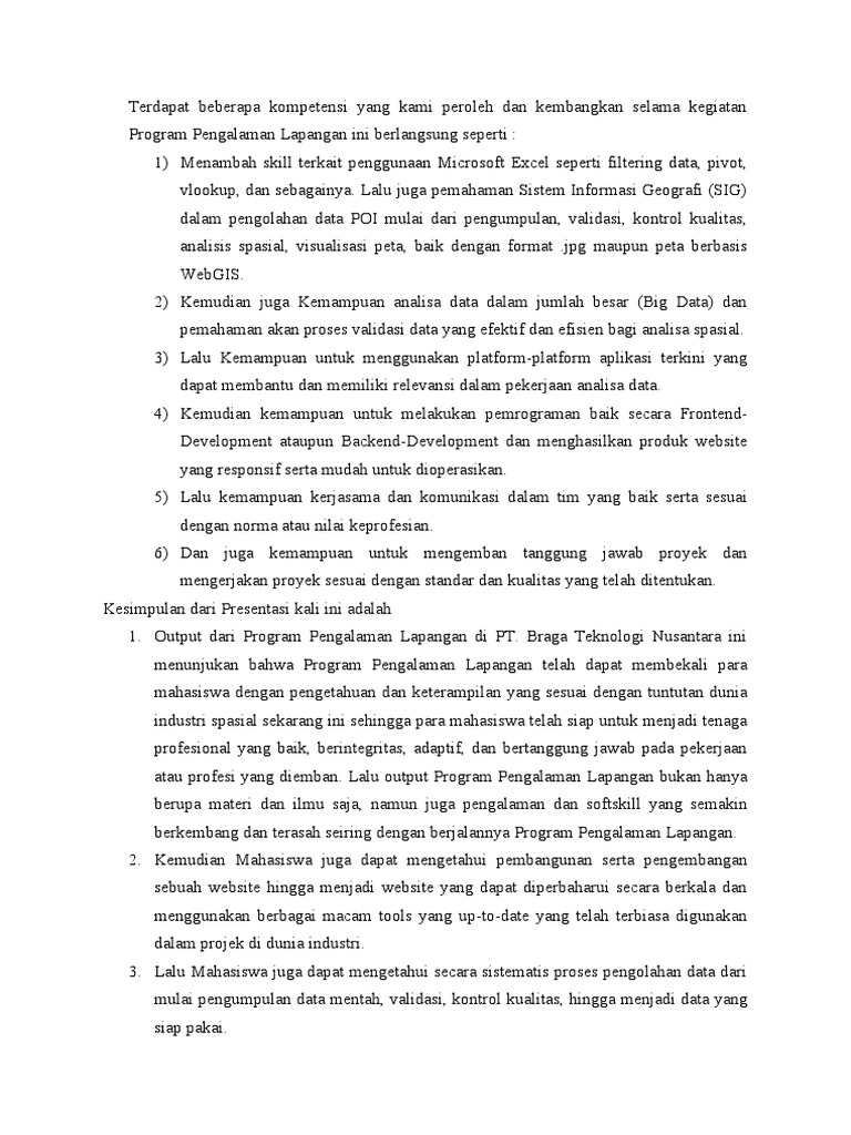 Teks Presentasi PPL | PDF