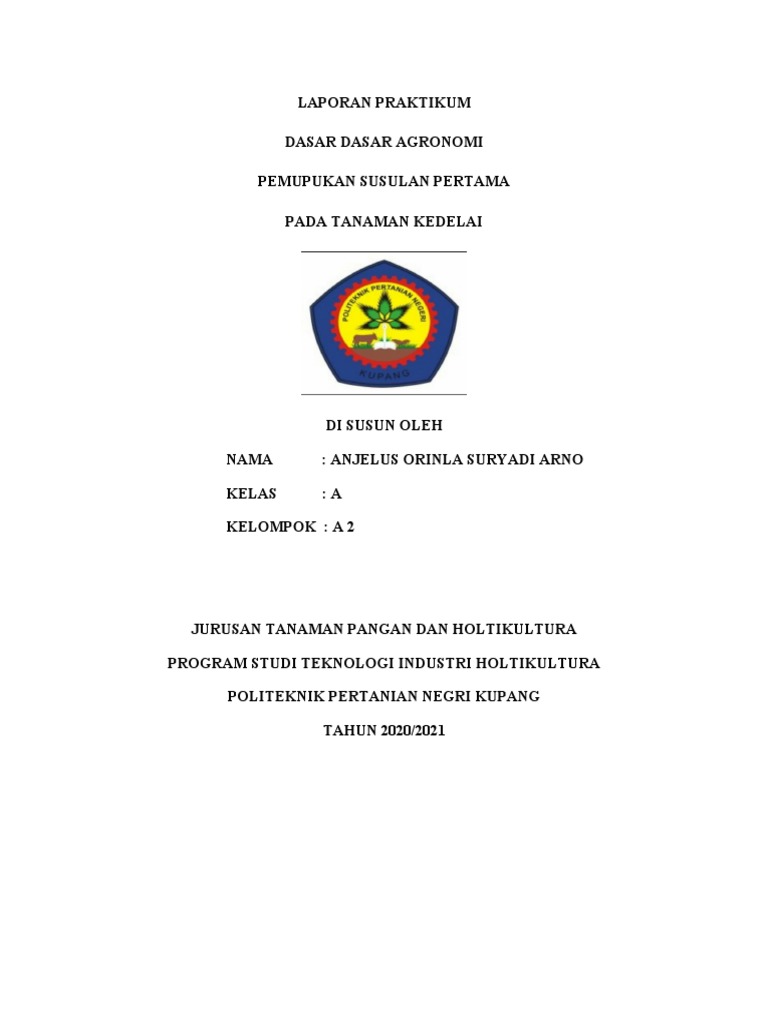Laporan Praktikum Pemupukan Orin | PDF