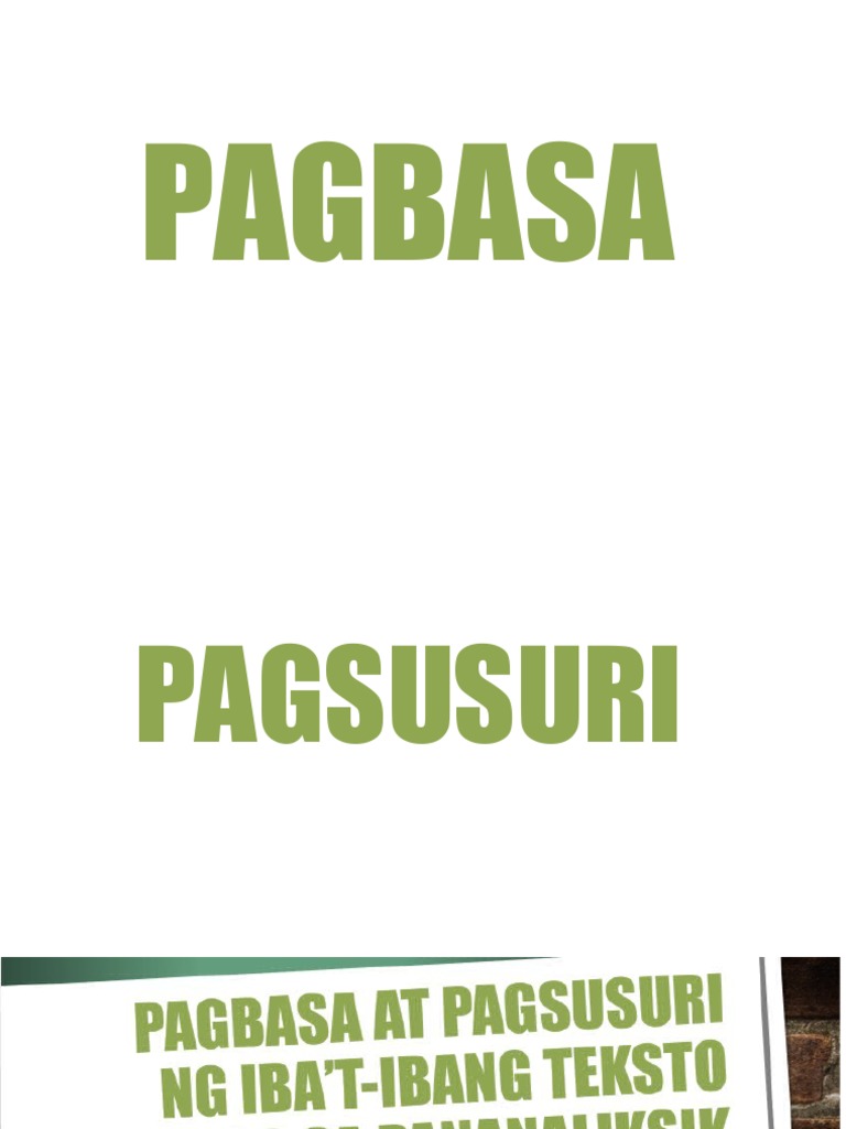 Mga Kaalaman Sa Mapanuring Pagbasa-1 | PDF