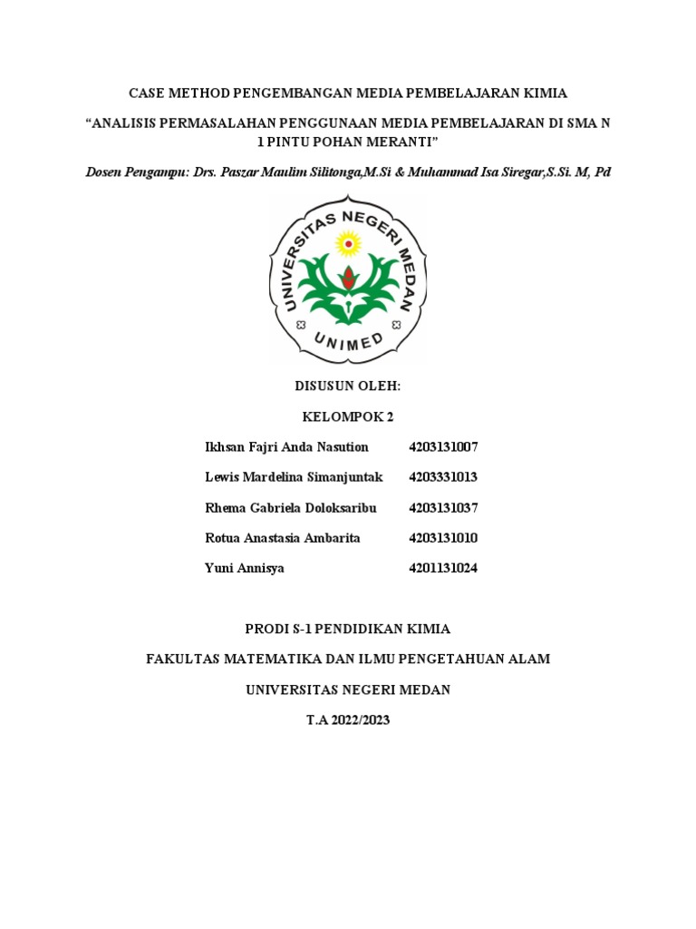 Case Method - Pmpk-Kel.2 | PDF | Karier & Perkembangan
