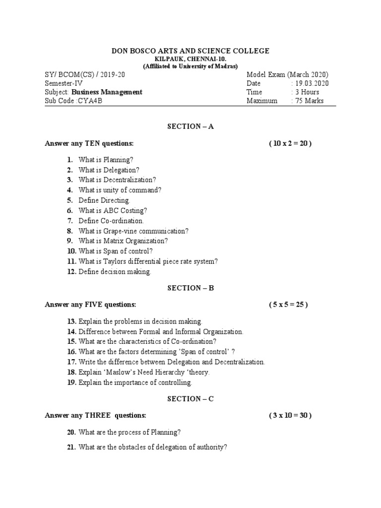 Business Management Model | PDF | Business | Computers