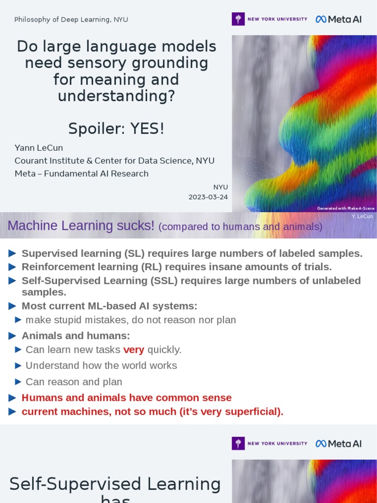 Do Large Language Models Need Sensory Grounding For Meaning and ...