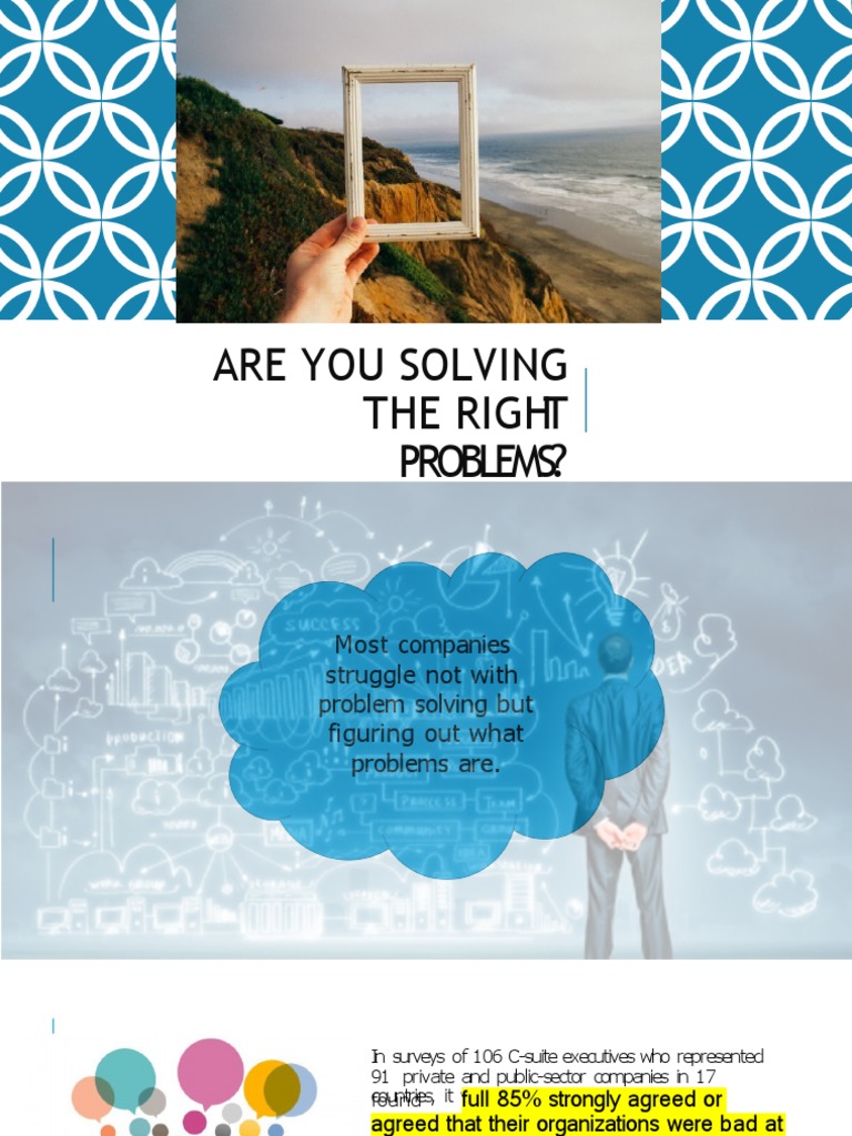 Are You Solving The Right Problems? | PDF | Reliability Engineering | Application Software