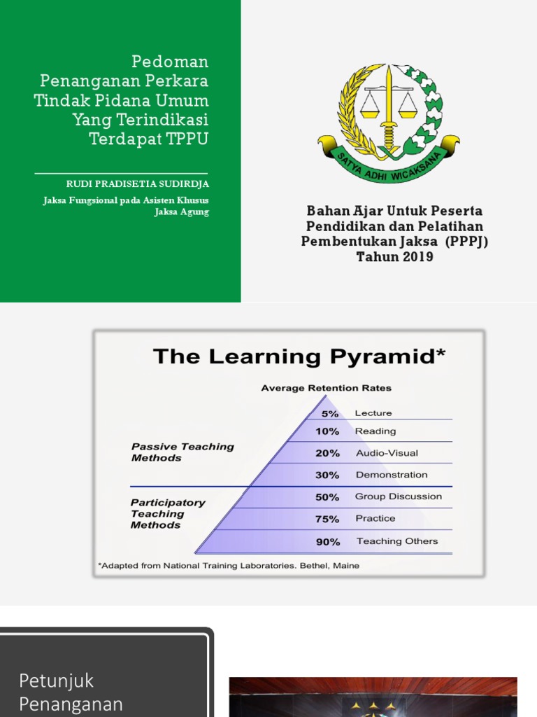 Pedoman Penanganan Perkara Tindak Pidana Umum Yang Terindikasi Terdapat ...