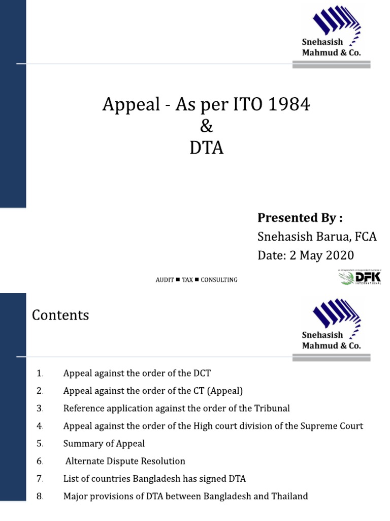 Appeal and DTA | PDF Appeal and DTA | PDF