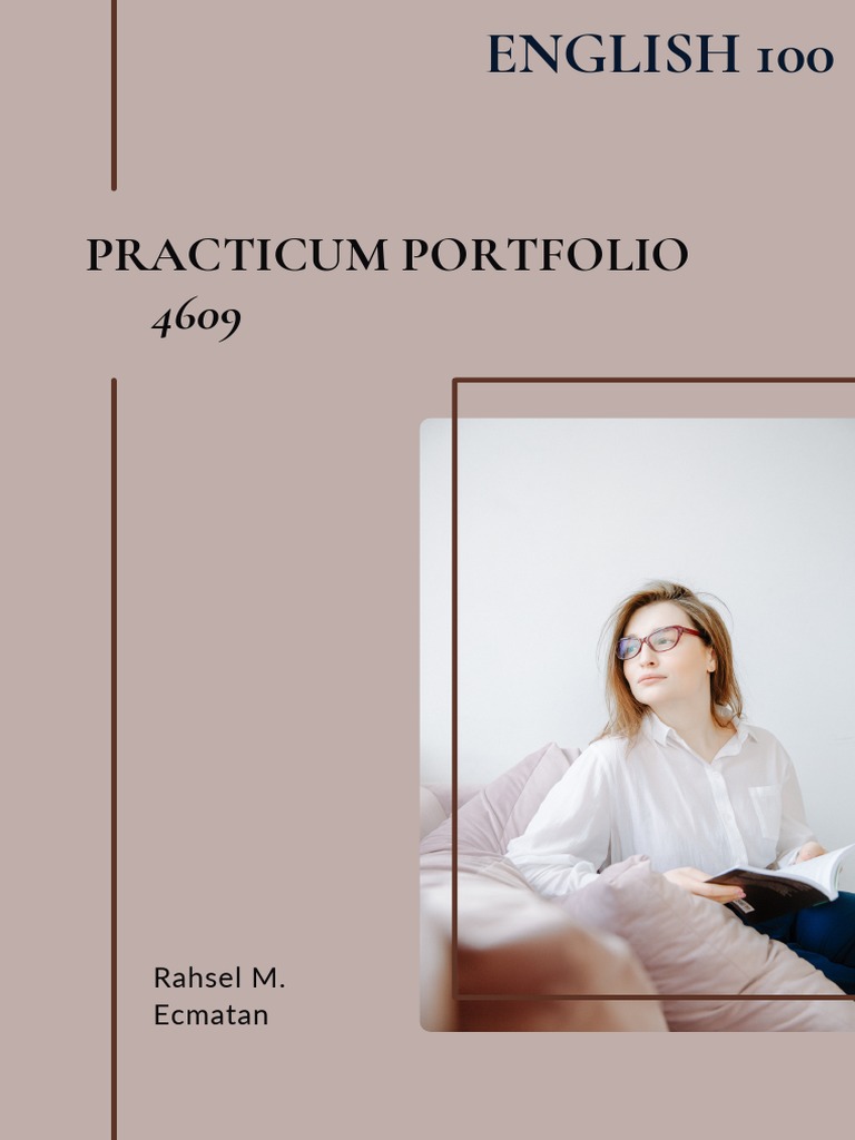 English 100 Practicum Portfolio | PDF | Teachers | Classroom Management