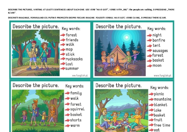 Describe The Pictures | PDF | Language Arts & Discipline | Religion ...