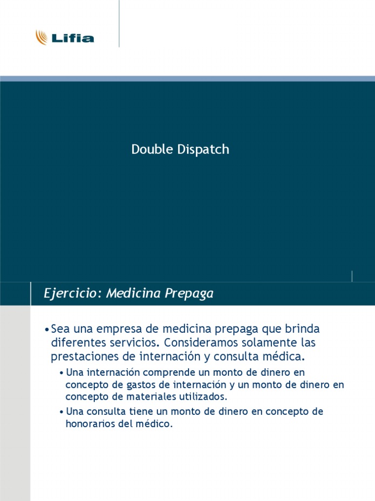Double Dispatch | PDF | Medicina | Programación de computadoras