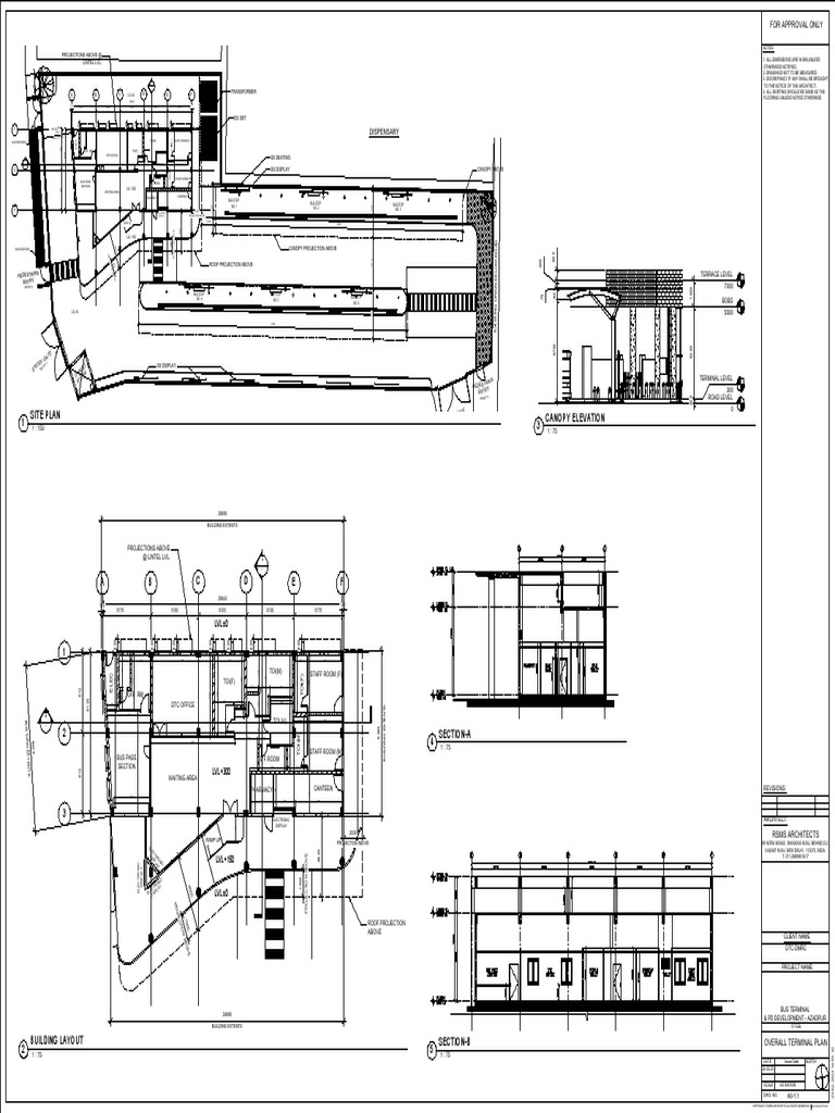Site Plan 1 Canopy Elevation 3: Dispensary | PDF