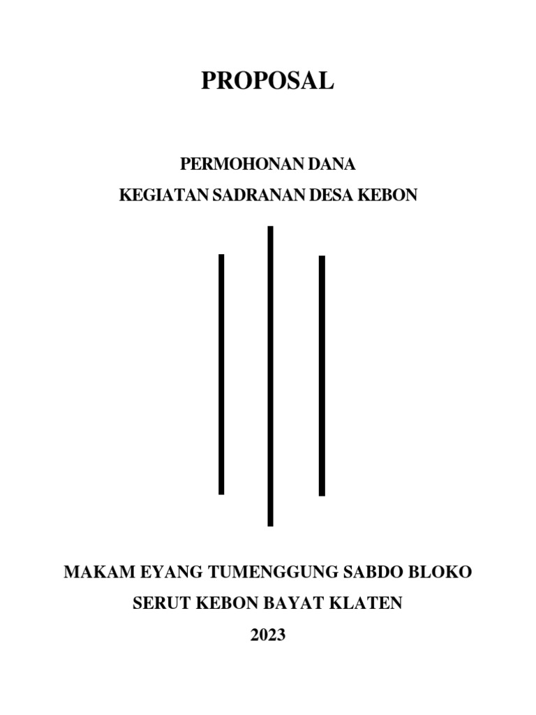 Proposal Sadranan 22 | PDF