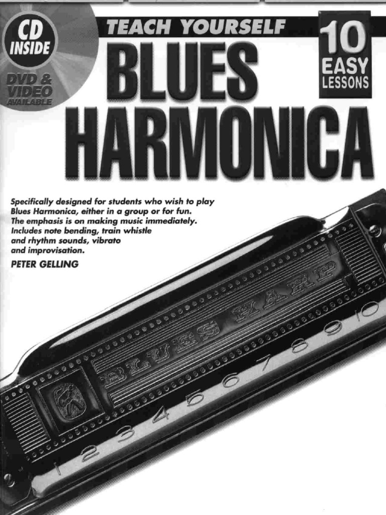 Teach Yourself Blues Harmonica - 10 Easy Lessons - Peter Gelling | PDF