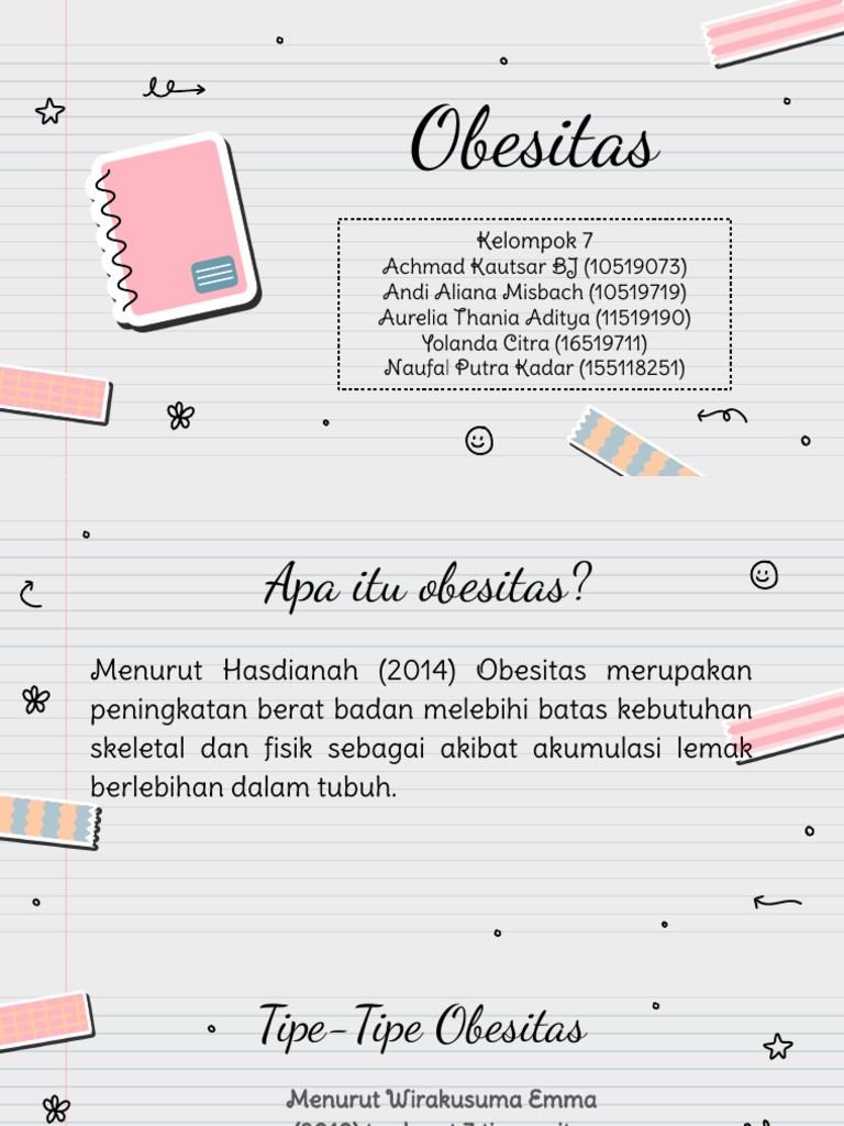 Tipe dan Dampak Obesitas pada Kesehatan | PDF | Pengembangan Diri ...