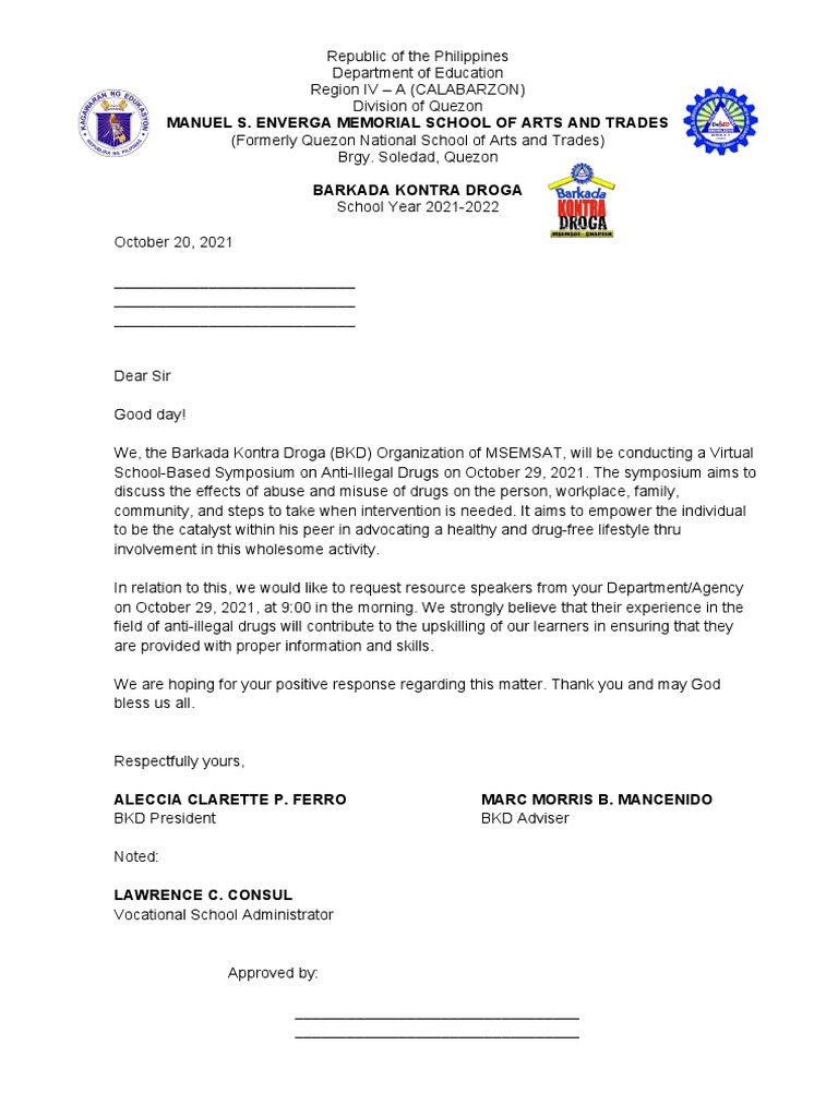 PNP Letter | PDF