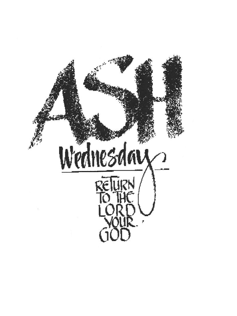 Ash Wednesday Liturgy 8.5x11 | PDF