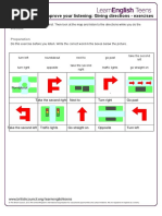 Directions and Map Exercises for Kids | PDF