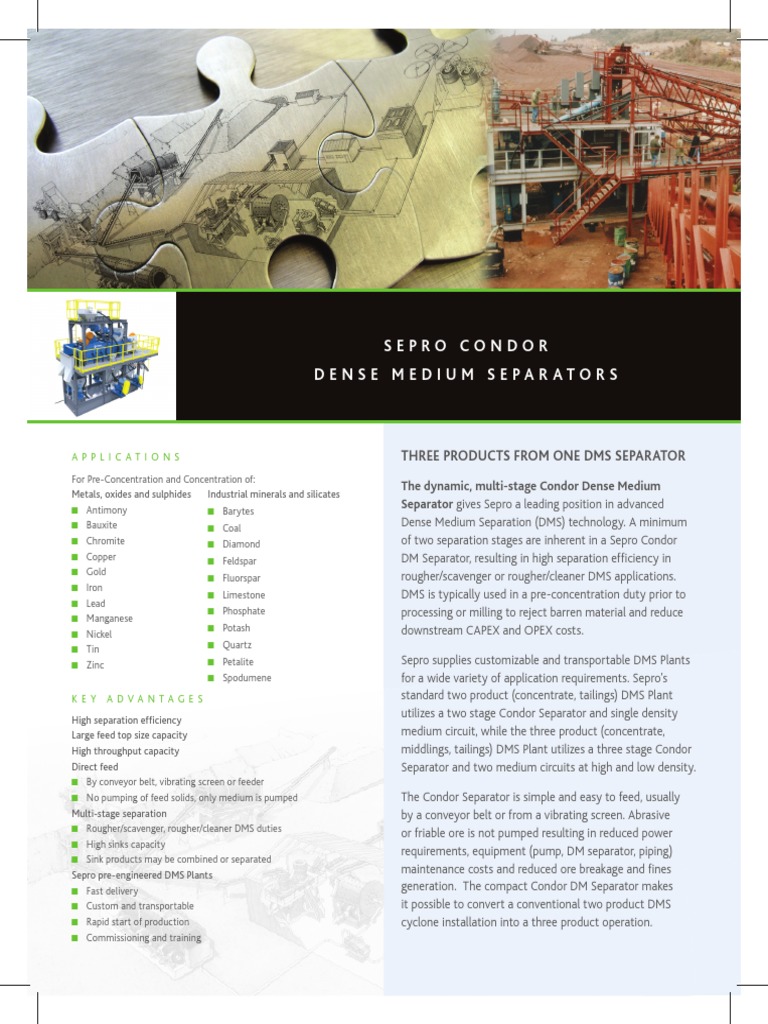 Sepro Condor DMS 2018-1-1 | PDF | Physical Sciences | Chemical Substances