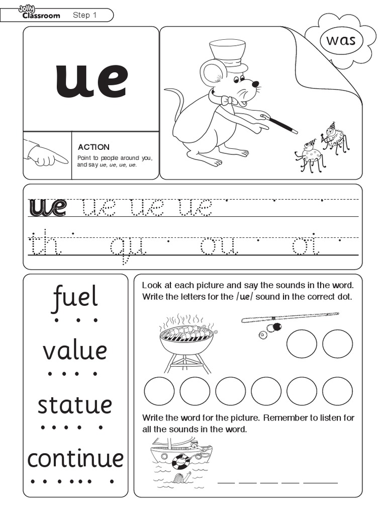 UE Sound Worksheet Activity | PDF
