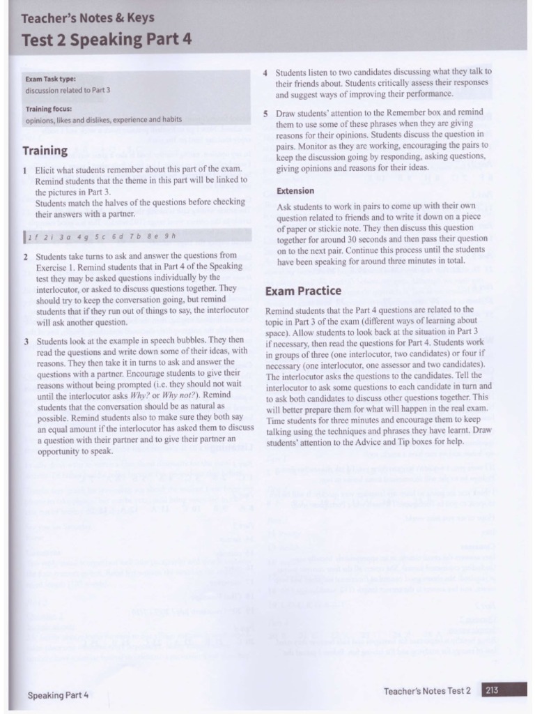 Pet Test 3 To 6 (Answer) | PDF