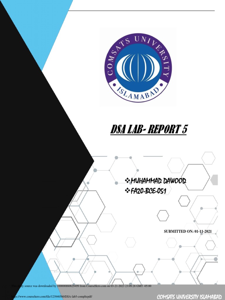 Dsa Lab5 Complte Pdf Pdf Pointer Computer Programming Computer Data 1537