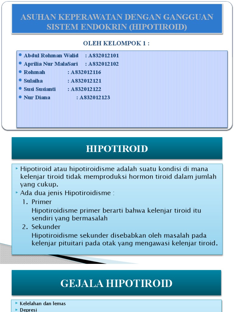 Hipotiroid | PDF | Kesehatan Holistik