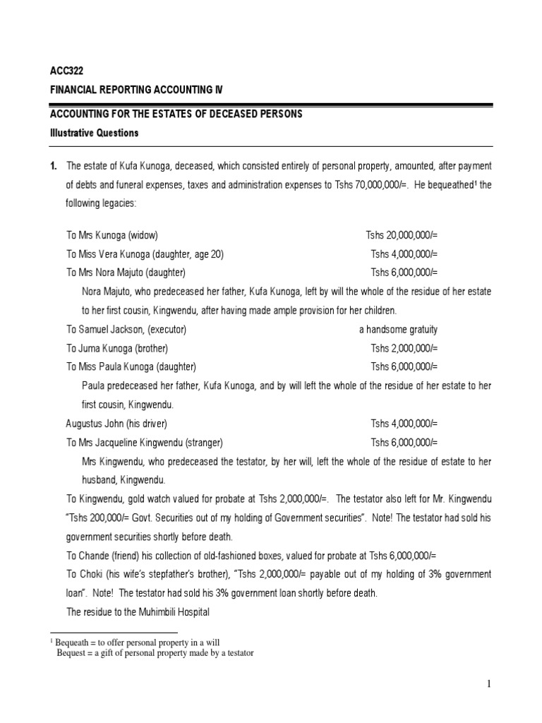 Illustrations Executorship | PDF | Travel