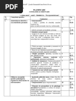 Planificare A X A Dirigentie - Module. 2023-2024 | PDF