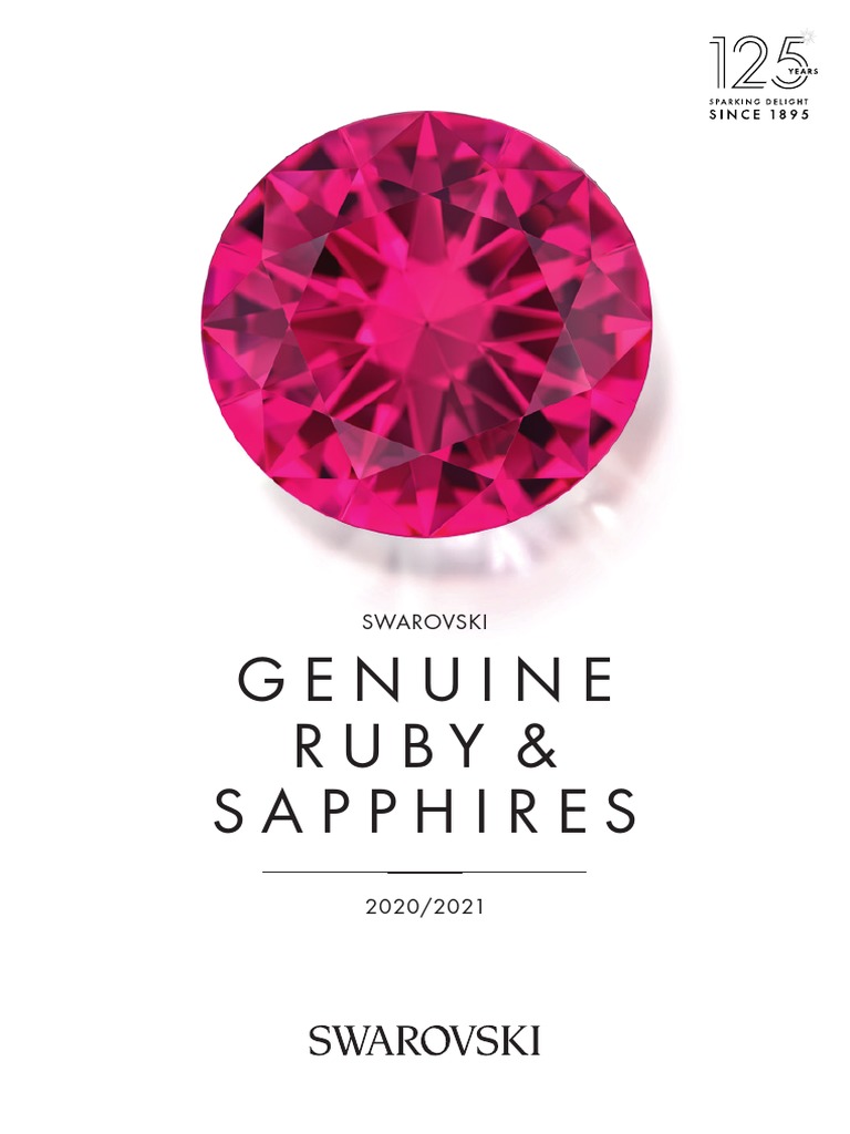 Swarovski Gems - RUBY SAPPHIRE 2020-21 | PDF | Gemstone | Packaging And ...