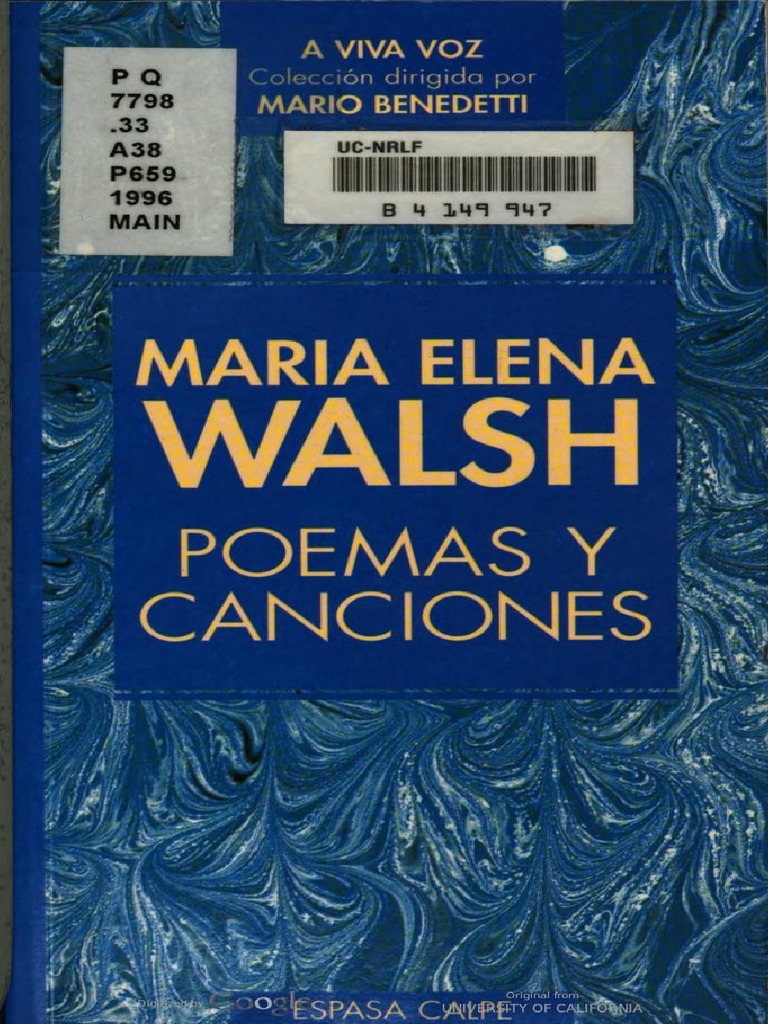 Poemas y Canciones Maria Elena Walsh | PDF