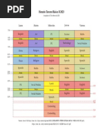 Color Coded Daily Homeschool Schedule | PDF | Linguistics | Behavior ...