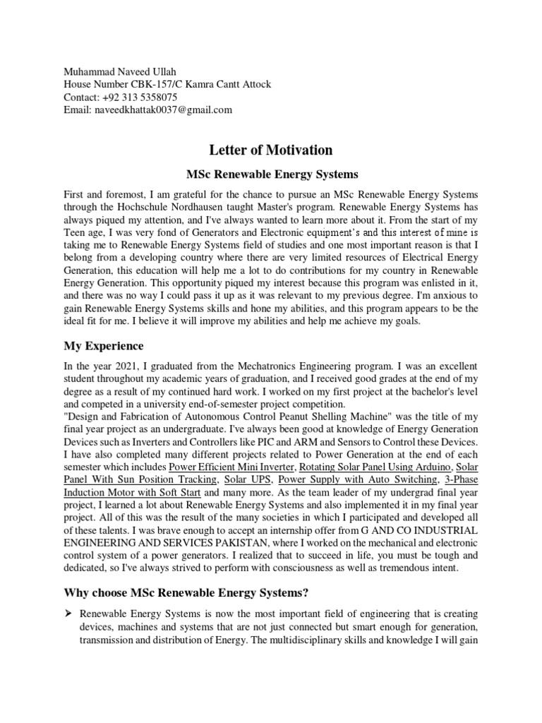 LOM - Renewable Energy Systems | PDF | Engineering | Renewable Energy