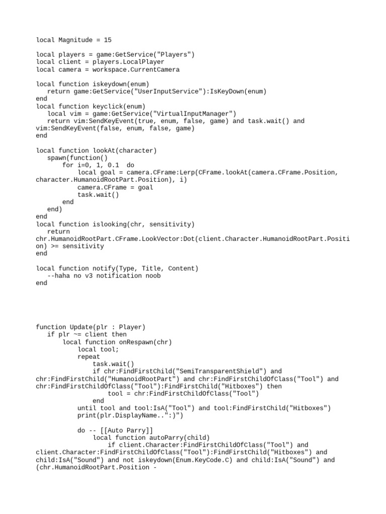Combat Warriors LEGIT ANTI CHEAT & AUTO PARRY SCRIPT | PDF | Video Game ...