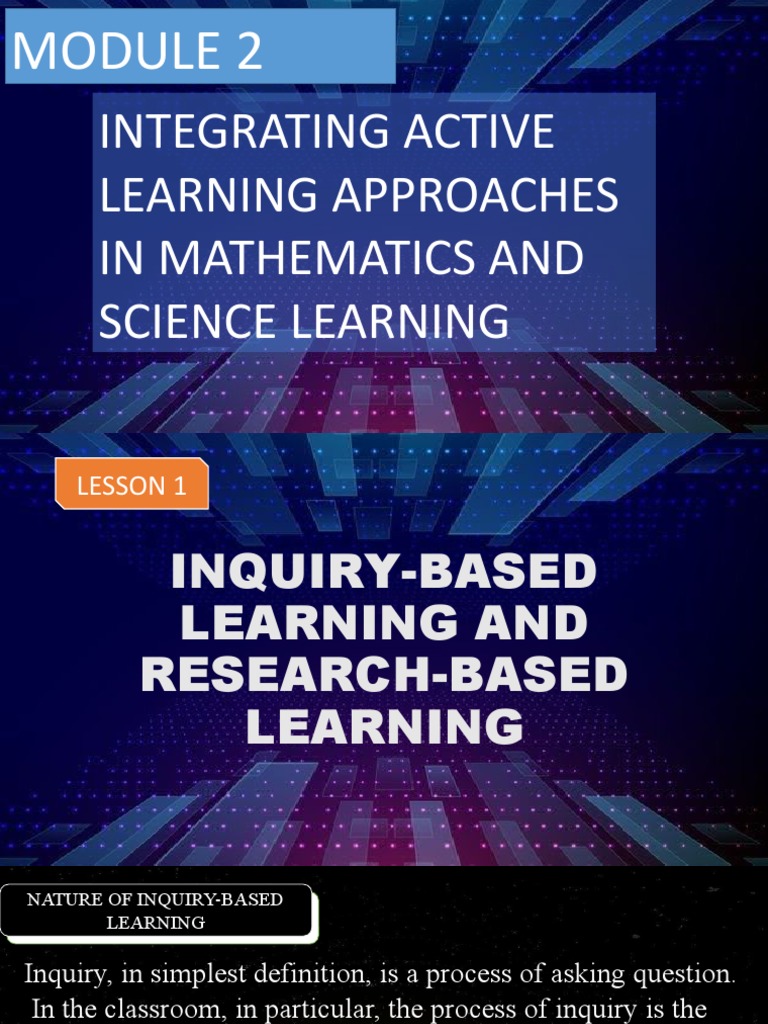 TTL 2 | PDF | Inquiry Based Learning | Project Based Learning