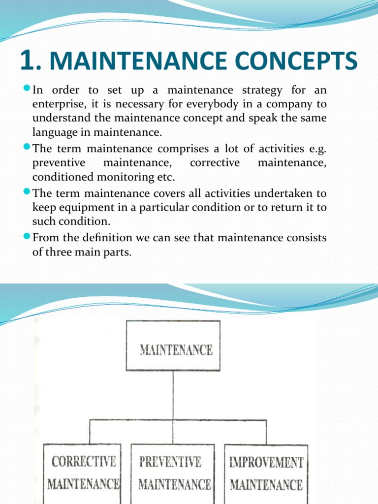 Maintenance Concepts | PDF | Vehicle Technology | Transport