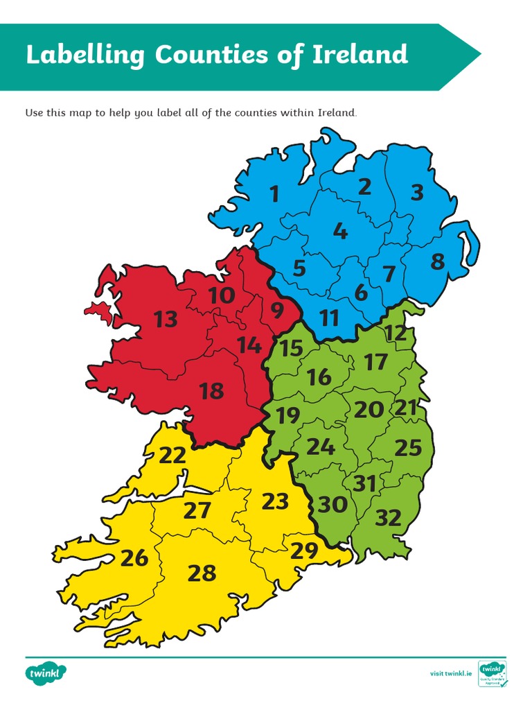 Labeling Counties of Ireland Guide | PDF | Gaelic Games